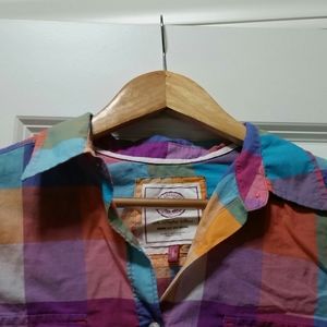 SO | Tops | So Perfect Shirt Multi Color Ls Button Down | Poshmark